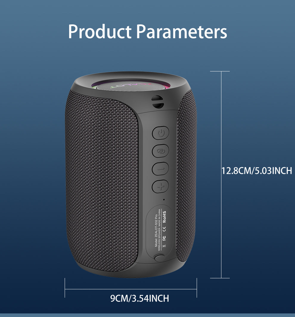 ZEALOT S32 Pro Portable Bluetooth Speaker