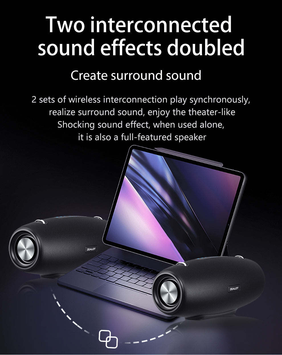 ZEALOT S67 Portable Bluetooth Speaker