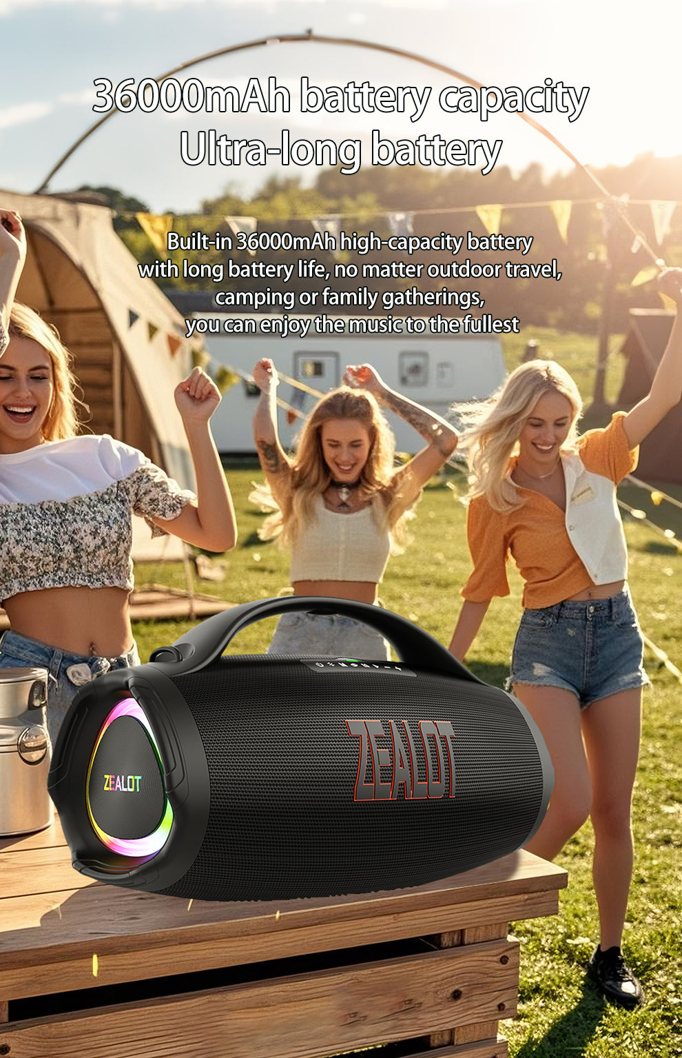 ZEALOT S98 Portable Bluetooth Speaker